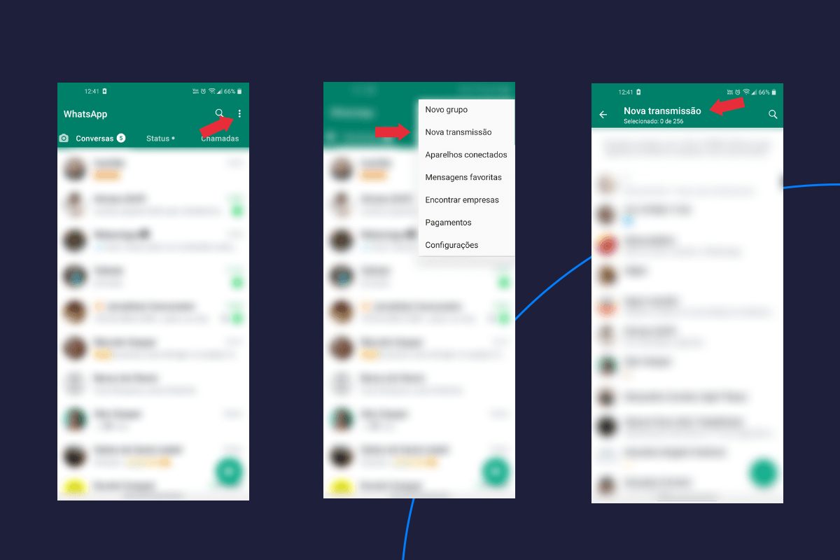 Como criar uma lista de transmissão no WhatsApp